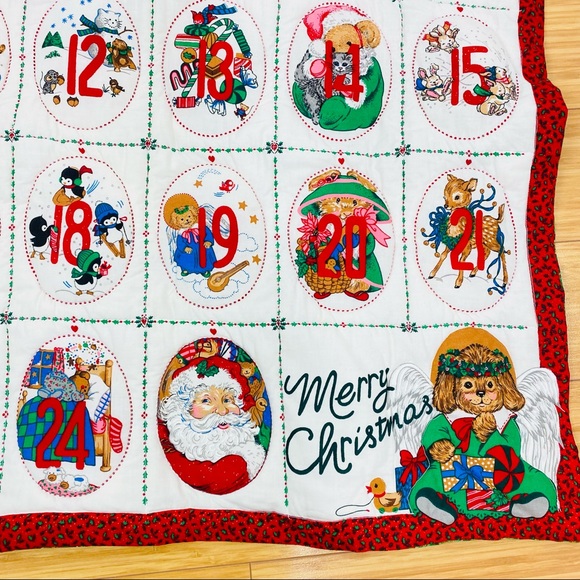 Holiday | Vintage Christmas Countdown Advent Calendar Handmade | Poshmark